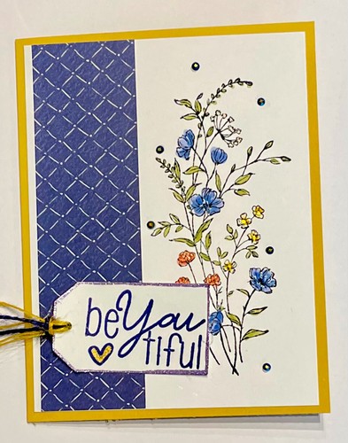 4 Stampin Up! DIY BeaYOUtiful DSP Dainty Flowers 2023 SAB CARD KIT ...