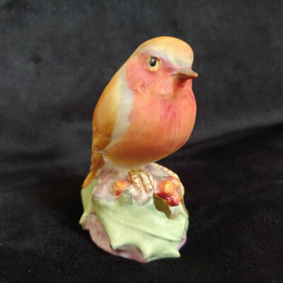 Royal Worcester Robin Bird Figurine 3197 Bone China England Matte | eBay