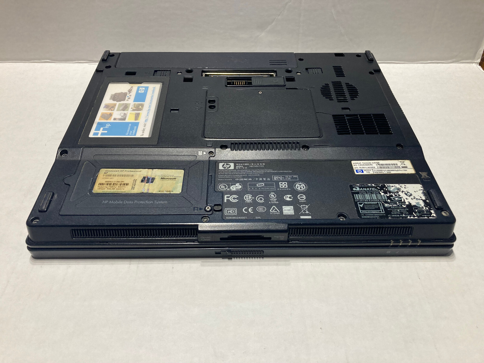 HP Compaq NX6325 Laptop AMDTurion X2 TL-50 3GB RAM NO HD - AS IS READ ...