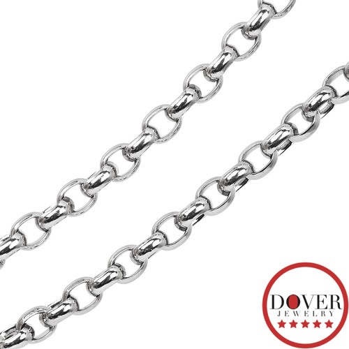 Estate Platinum 23 Inch Rolo Link Chain Necklace 42.5 Grams NR | eBay