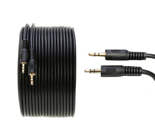 3.5mm Audio Stereo Male to Male Cable Aux Headphone Jack 3F-100FT Multi ...