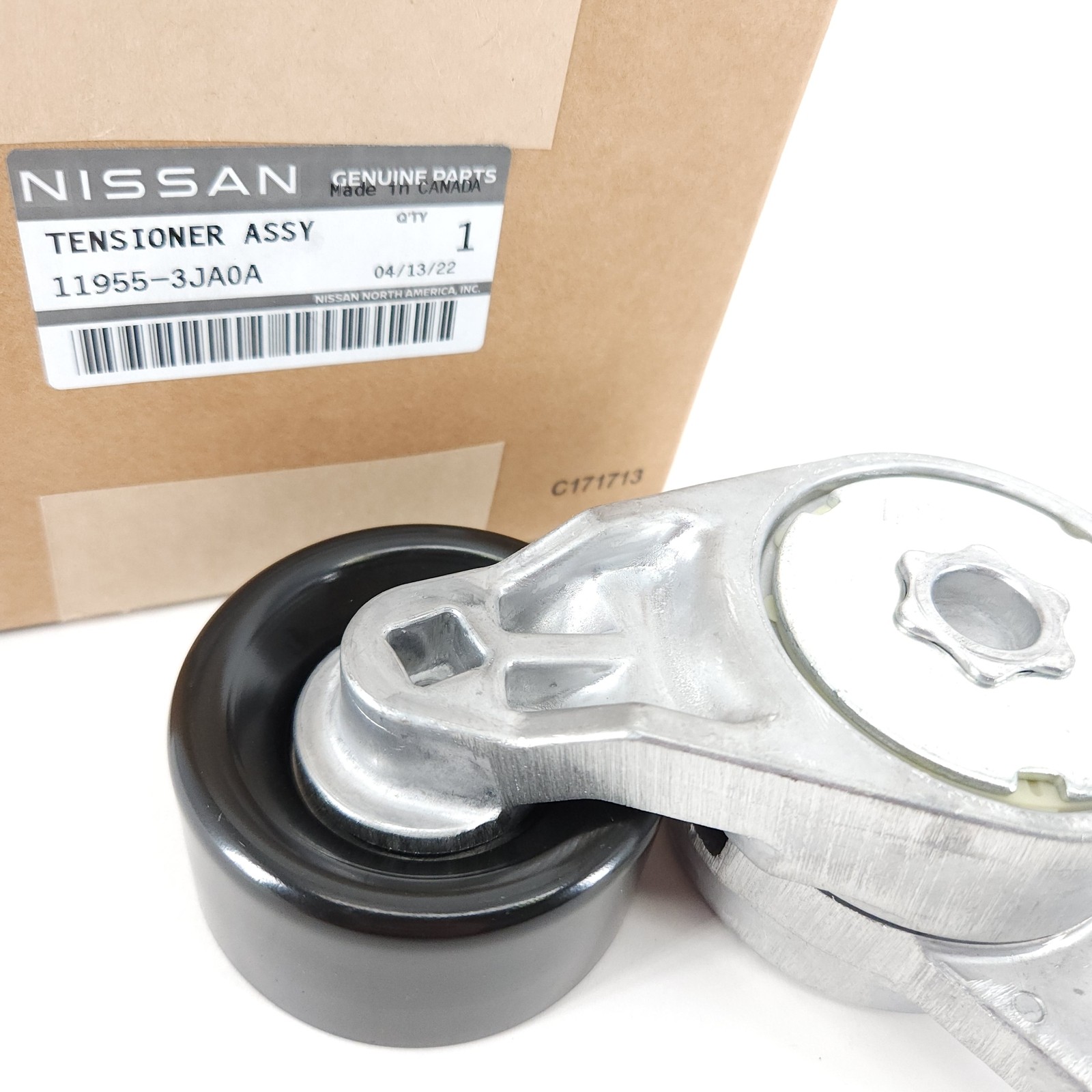 Genuine OEM Nissan Infiniti 11955-3JA0A Serpentine Drive Belt Tensioner ...