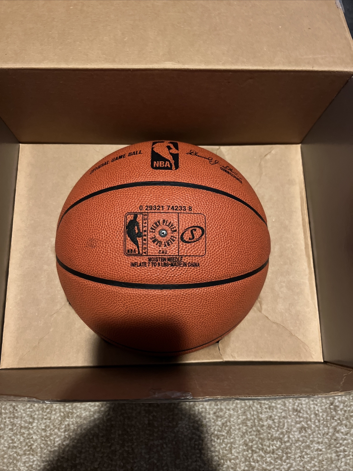 Michael Jordan Autographed Inscribed “2009 HOF” Engraved Basketball 28/ ...