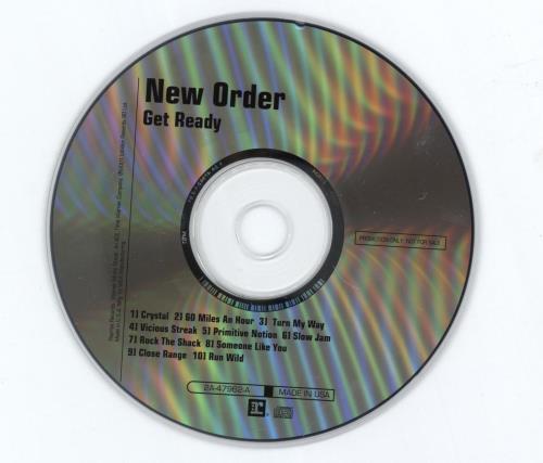 New Order Get Ready USA CD album (CDLP) promo 2A-47962-A | eBay