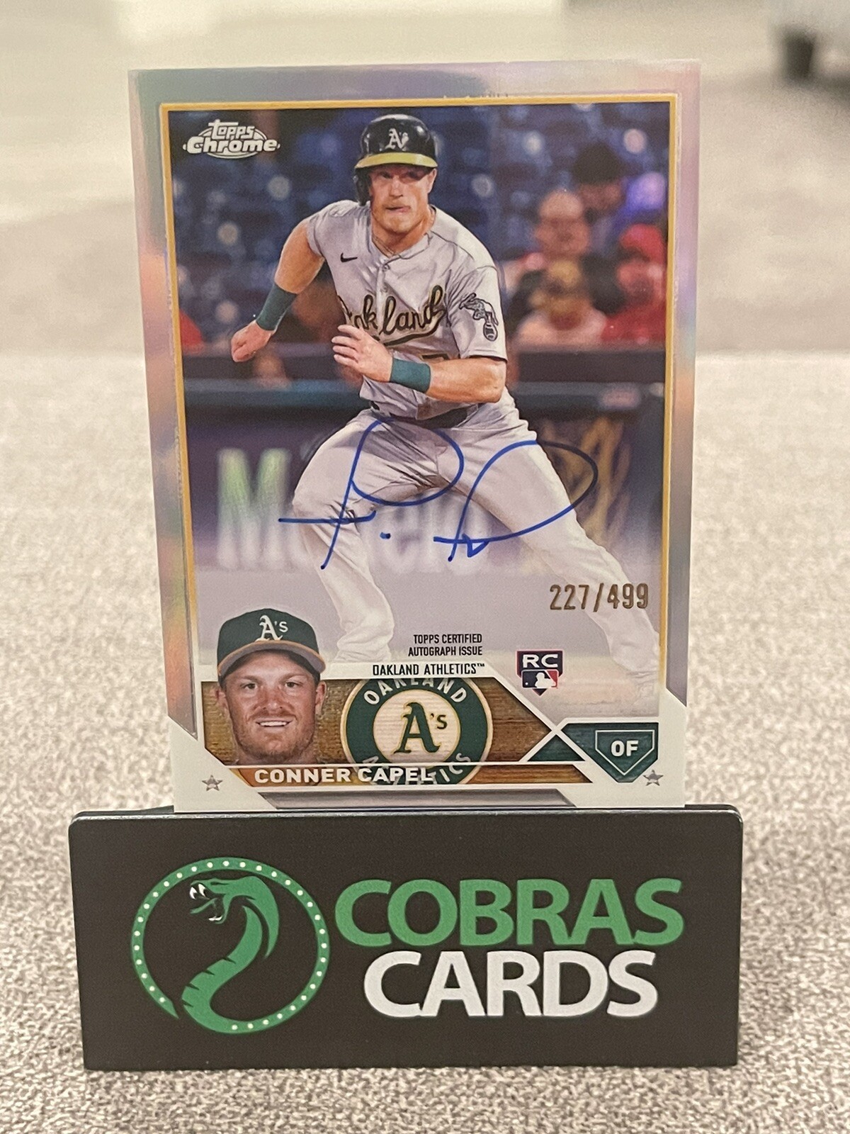 2023 Topps Chrome - Rookie Autographs Refractor #RA-CCL Conner Capel ...