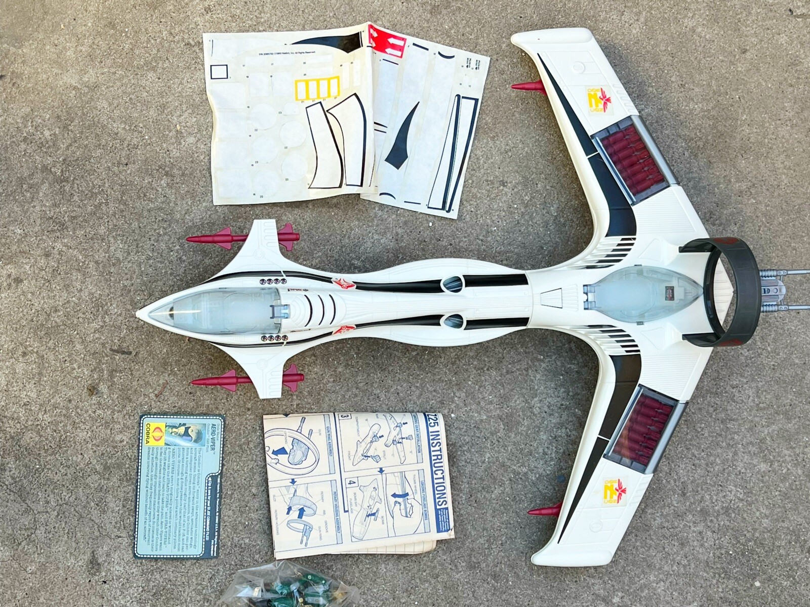 GI JOE CONDOR Z25 W/ AERO VIPER BOX COMPLETE 1989 COBRA VINTAGE | eBay
