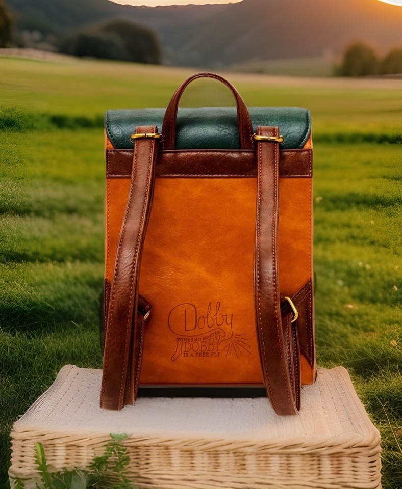 NEW Loungefly Backpack Harry Potter DOBBY Is A Free Elf School Flap Bag ...