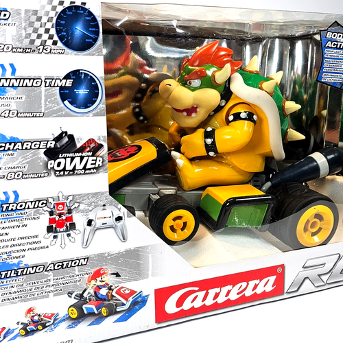 BOWSER Carrera RC Mario Kart 7 Remote Control Car (2.4GHz/1:16 Scale ...