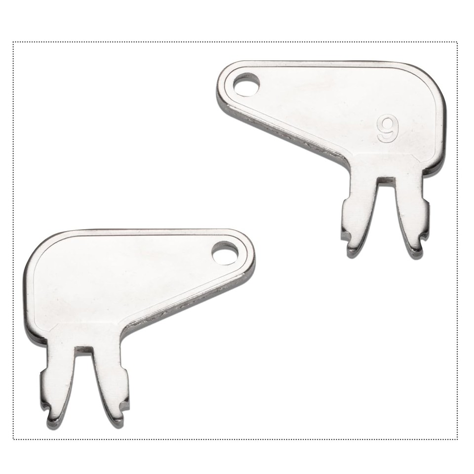 2PCS Master Plant Dumper Excavator Digger Keys 8H5306 CAT Disconnect ...