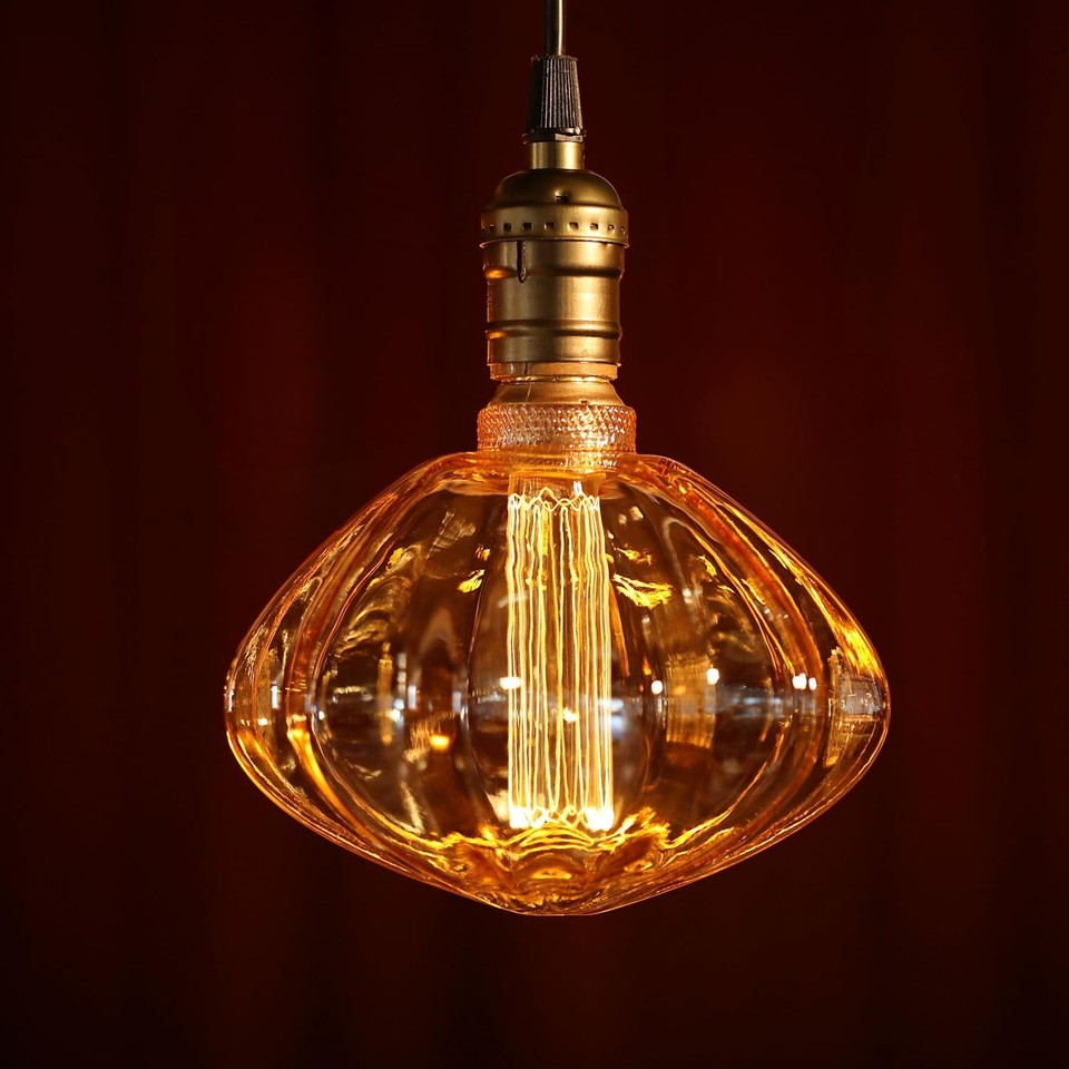 Angular Aesthetics Series LED Oversize Edison Bulb, Vintage Decorative ...