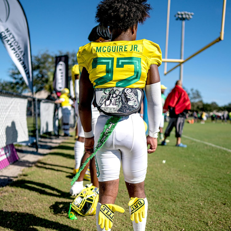 Sports Novelty Football Back Plate – Hard Shell Lower Back Protector ...