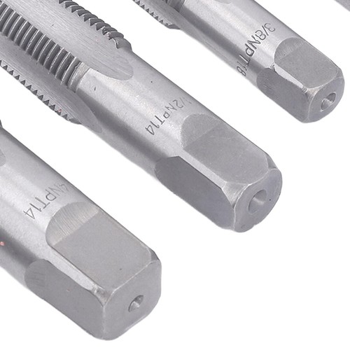 6 Piece NPT Pipe Tap Set Carbon Steel Tapping Tool Kit for PVC Pipes | eBay