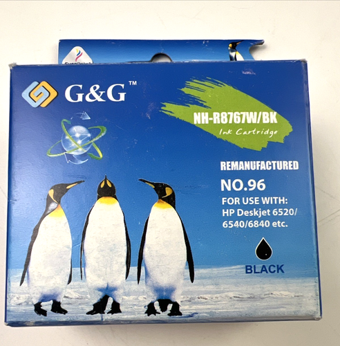 Printer Ink G&G HP Deskjet 6520/6540/6840,etc. Lot of 3 Color: Black ...