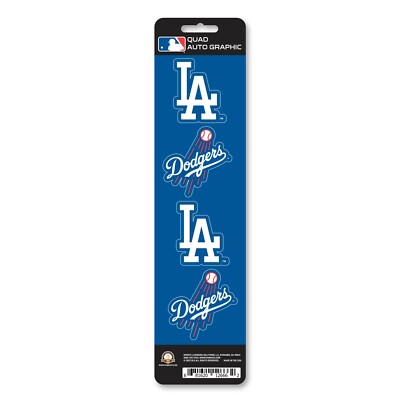 Los Angeles Dodgers - Set Of 4 Quad Sticker Sheet | eBay