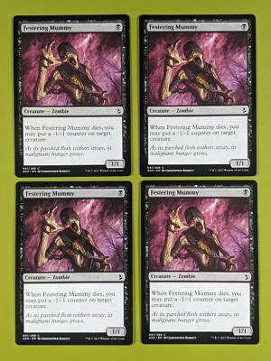 Festering Mummy x4 Amonkhet 4x Magic the Gathering MTG | eBay