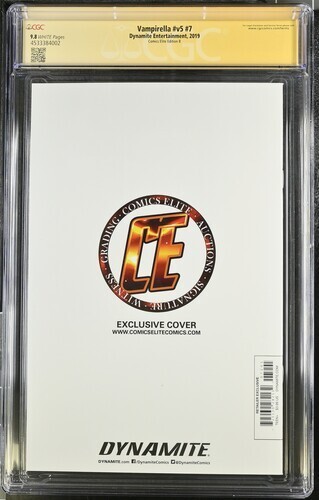 VAMPIRELLA #7 CGC SS 9.8 NATHAN SZERDY EXCLUSIVE VIRGIN VARIANT | eBay