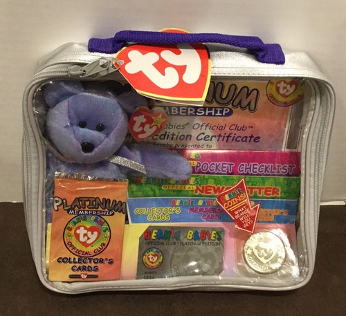 Ty Beanie Babies Official Club Kit Platinum Edition Rare NWT Sealed | eBay