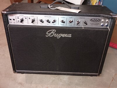 Bugera 6260-212 120-Watt 2x12 Guitar Combo Tube Amplifier w/ FSB104 ...