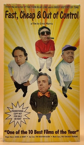 Fast, Cheap & Out of Control VHS 2002 **PROMO SCREENER** **Buy 2 Get 1 ...