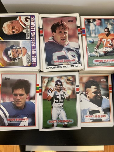 Topps NFL 1989 Trading Cards Mixed Lot of 300+ Cards Vintage | eBay