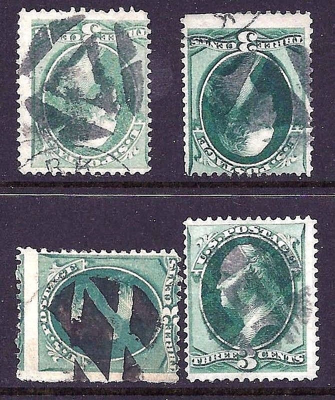 ~Selection of Better US Classic Postage Stamps w/Attractive 1800s Fancy ...