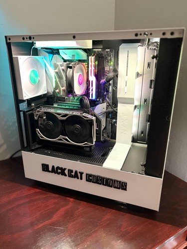 Black Cat Customs Complete Gaming Setup 1080p 60fps | eBay