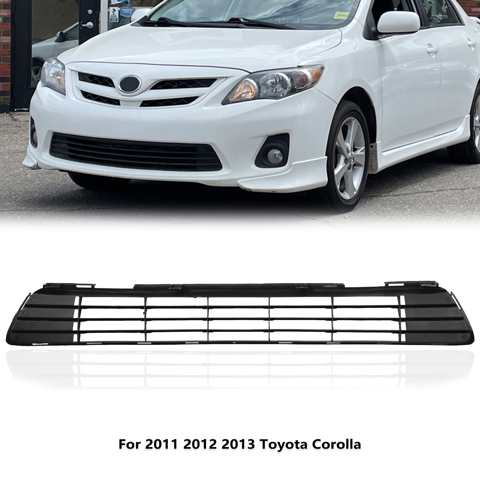 For 2011 2012 2013 Toyota Corolla Front Bumper Lower Grille TO1036125 ...