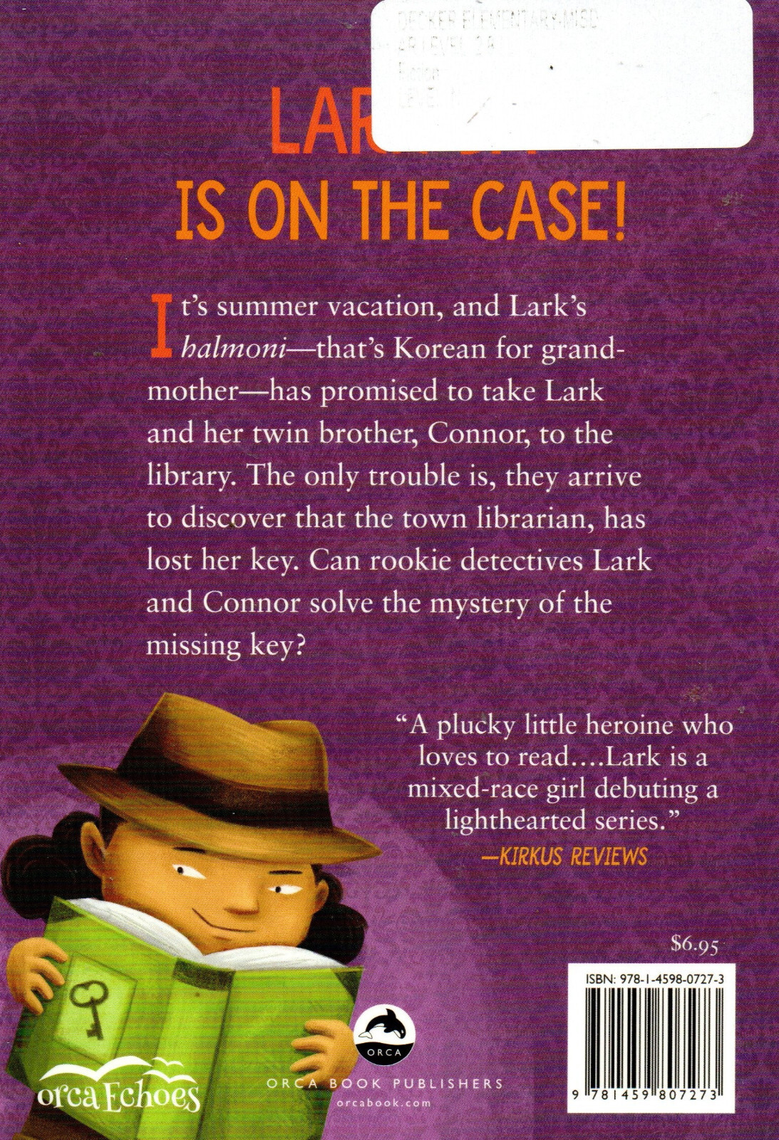 The Lark Ba Detective Ser.: Lark Holds the Key by Natasha Deen (2016 ...