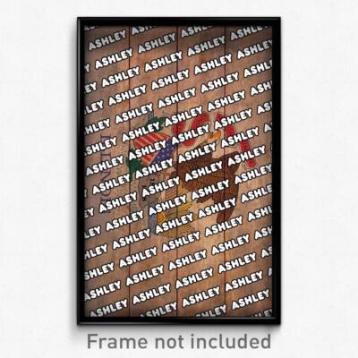 Ashley Illinois Poster (IL City Souvenir 11x17 Town Print) | eBay