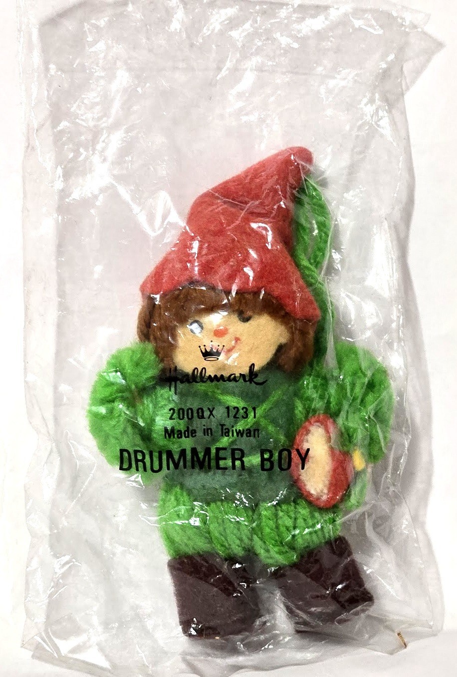 Hallmark 1978 Collectible Green Drummer Boy Vintage Christmas Yarn ...