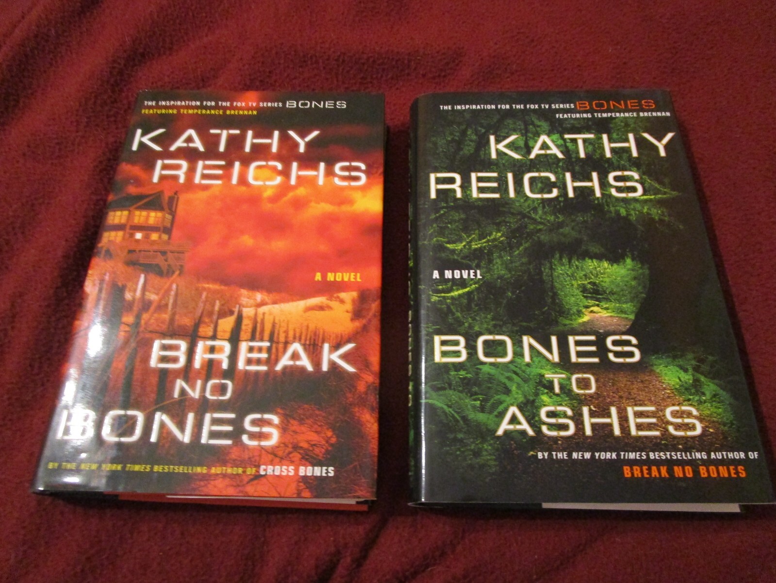 Lot of 2 Kathy Reichs HC firsts: Bones to Ashes, Break No Bones near fine 9780743294379| eBay