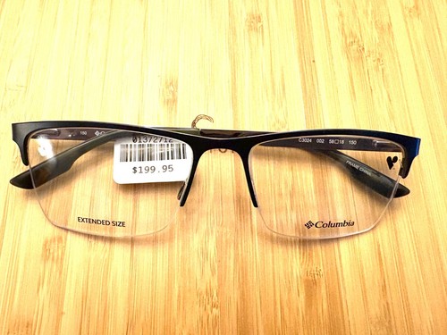 Columbia C3024 002 Black 58-18-150 with Case | eBay