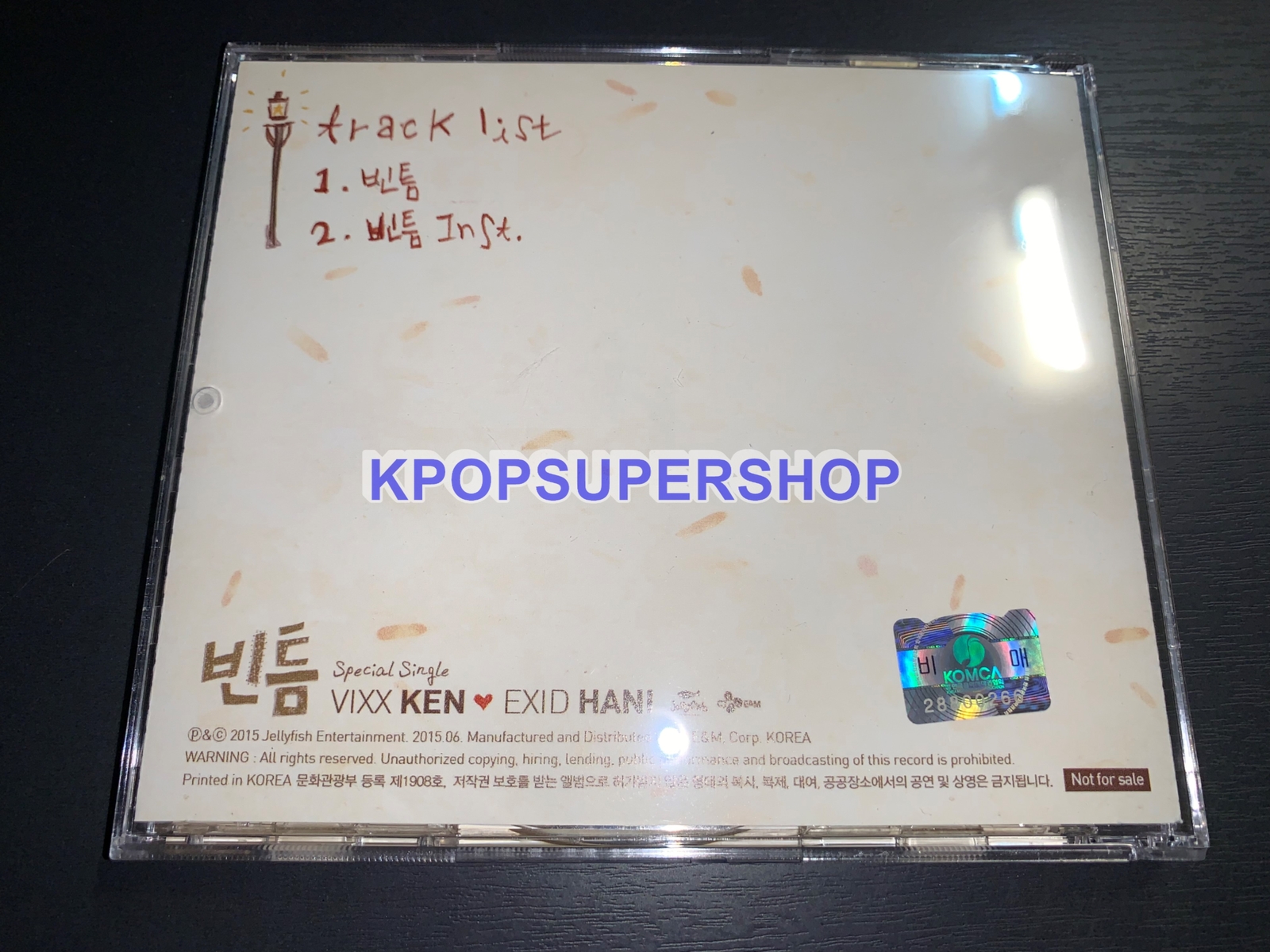 VIXX Ken X EXID Hani Digital Single Album Gap CD Great Condition Rare ...