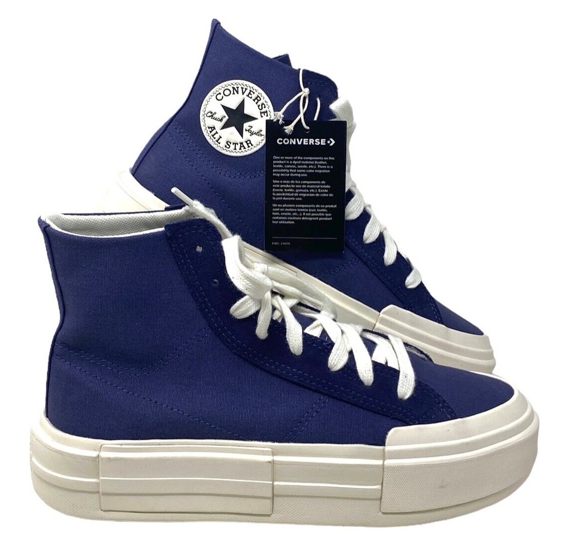 Converse Chuck Taylor Cruise Seasonal Skate Blue Canvas High Shoes ...