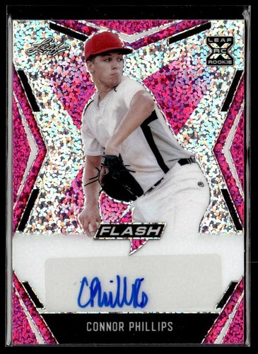 2020 Leaf Flash #BA-CP1 Connor Phillips Base Autographs Pink #/15 HS | eBay