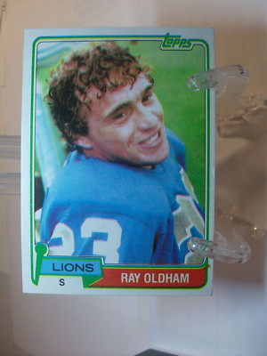 1981 Topps Football Card #224 - Ray Oldham RC - Detroit Lions (97782 ...