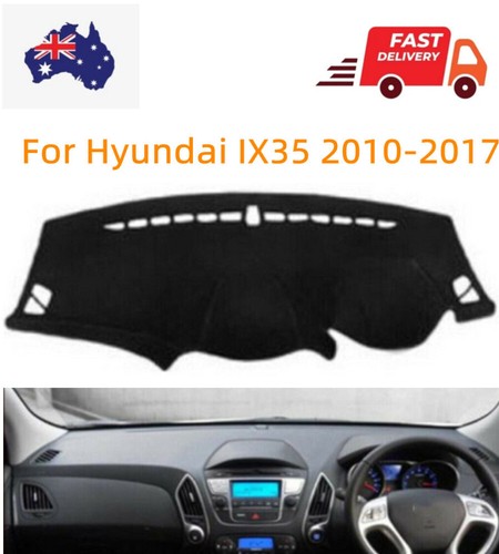 RHD Cover Dashmat Dashboard Cover Suede Non-slip Pad For Hyundai IX35 ...