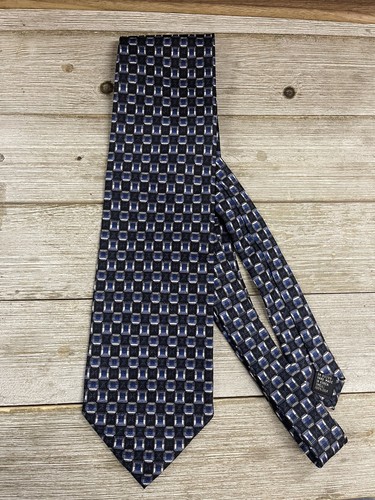 Louis Roth Handmade Silk Men’s Necktie Blue Geometric | eBay