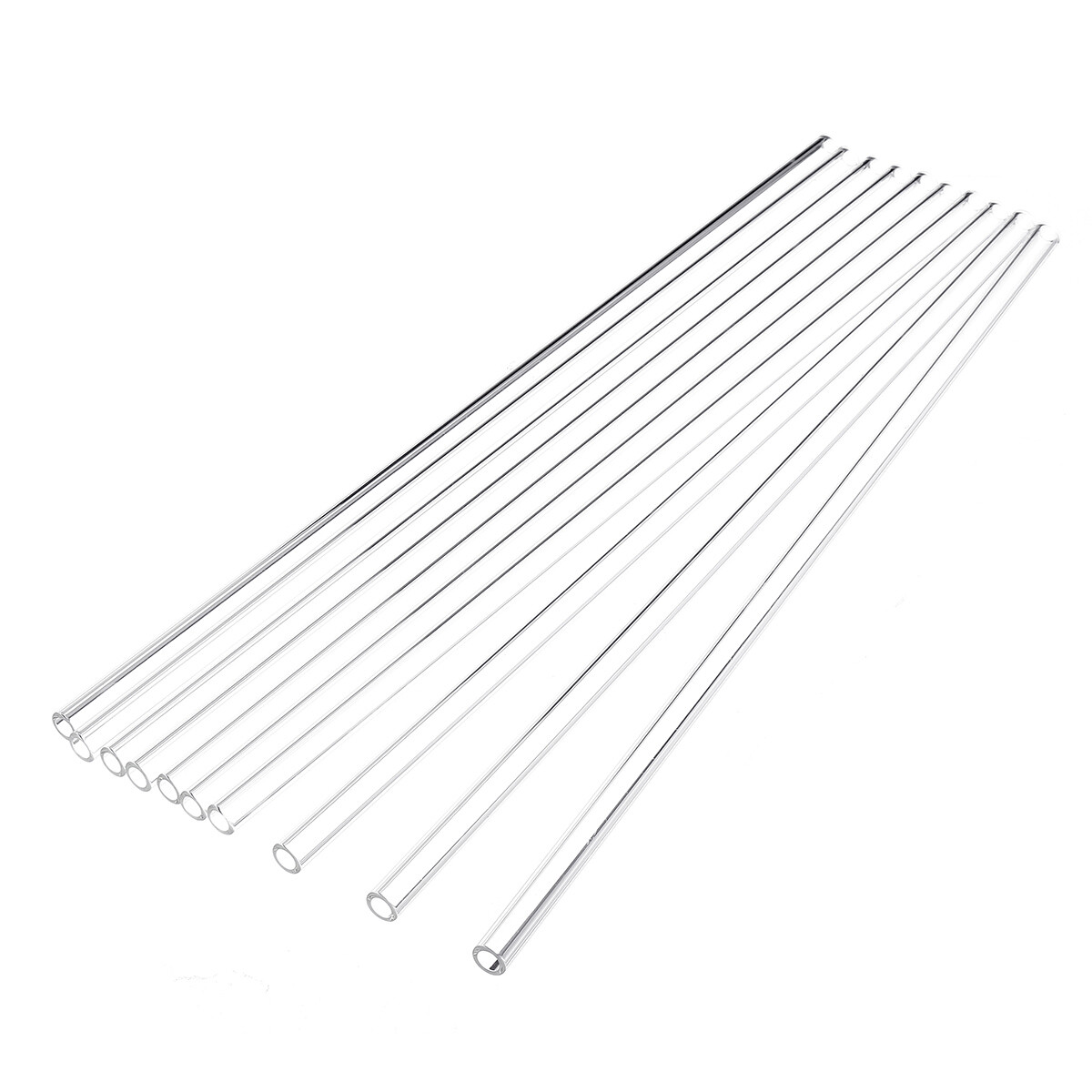 20PCS 10mm 1.7mm Thick Wall Borosilicate Glass Tube Pyrex Blowing Lab ...