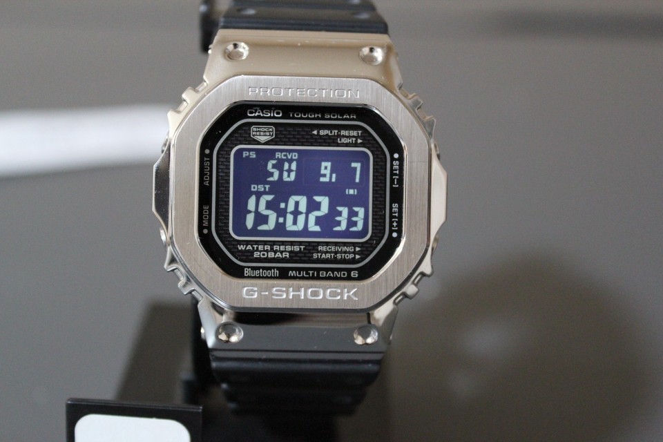 Casio G-Shock GMWB5000-1 Resin Band USED metal case gshock | eBay