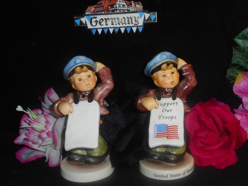 HUMMELS #1904 BIG ANNOUNCEMENT FIGURES 2153 SUPPORT TROOPS FLAG BLANK ...