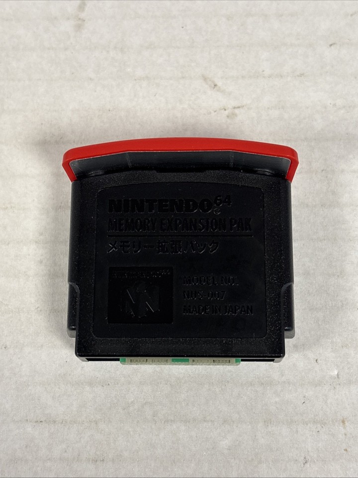 N64 Nintendo 64 Memory Expansion Pak NUS-007 OFFICIAL Expansion Pack | eBay