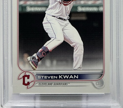 Steven Kwan Rookie PSA 8 - 2022 Topps Update ‘Batting Variation ...