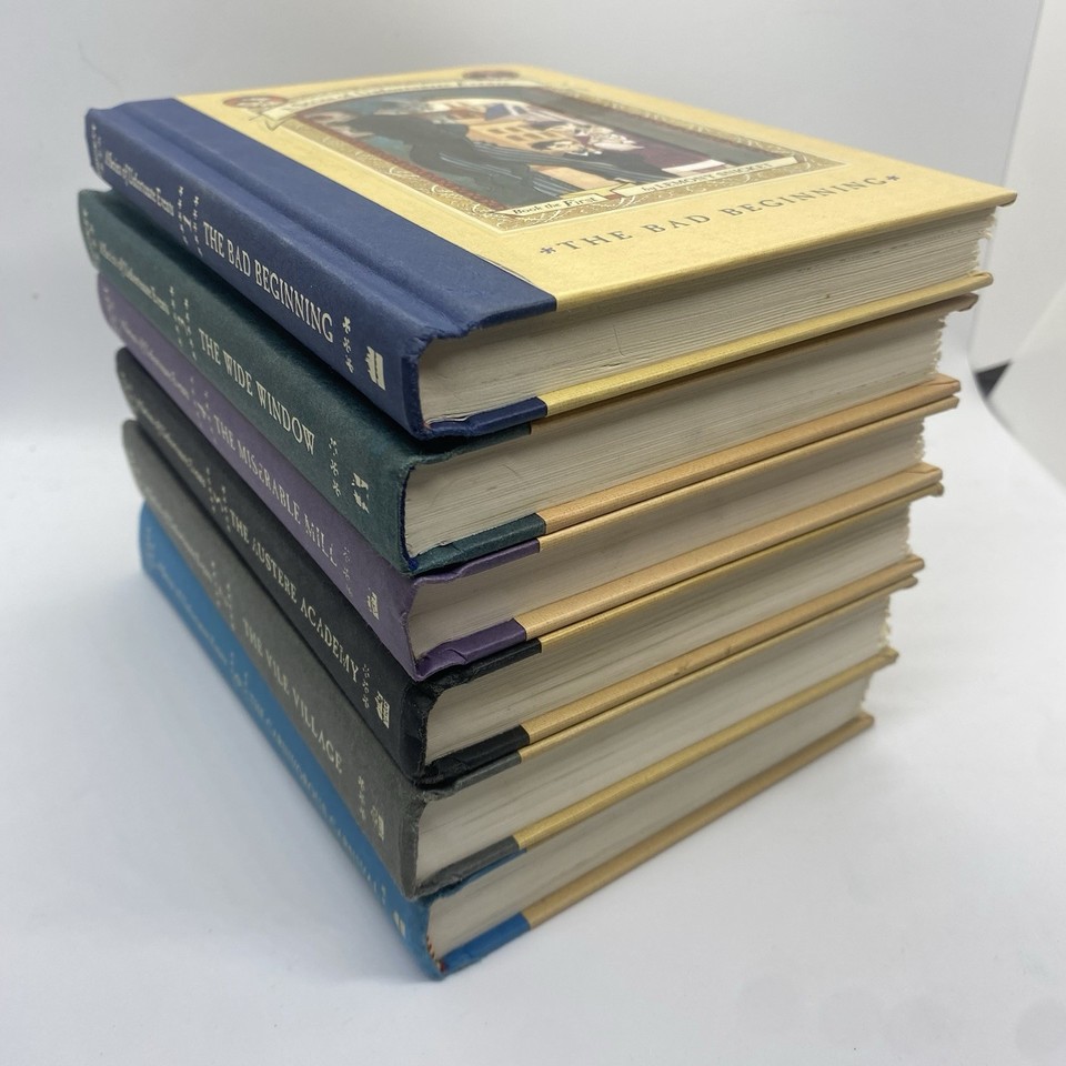 The Austere Academy (A Series of Unfortunate Events) 1st Ed. Books 1,3 ...