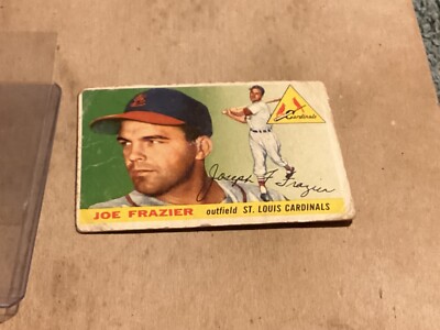 1955 Topps #89 Joe Frazier Baseball Card - EX - Corner Wear - No ...