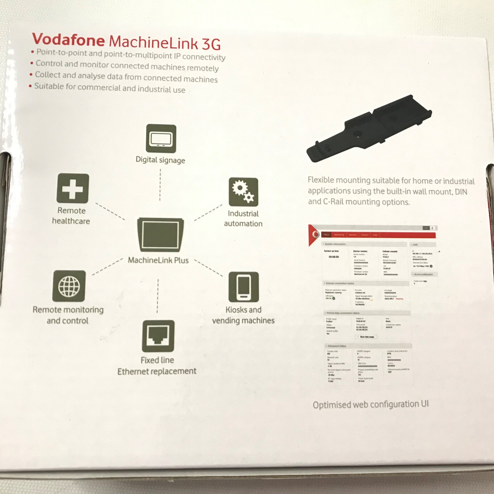 Vodafone Machinelink 3g Cellular Modem 5c6m20 Rev C NetComm Wireless ...