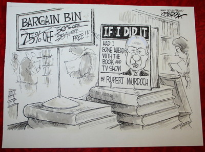 RUPERT MURDOCH JEFF KOTERBA POLITICAL CARTOON | eBay