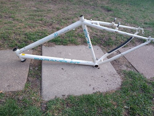 Schwinn Paramount Mountain Bike PDG 20 Frame 26 in Full CRomoly White ...