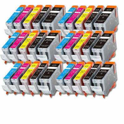 30 PK Ink Cartridges Compatible for PGI-5 CLI-8 Pixma MP530 MP600 MP610 ...