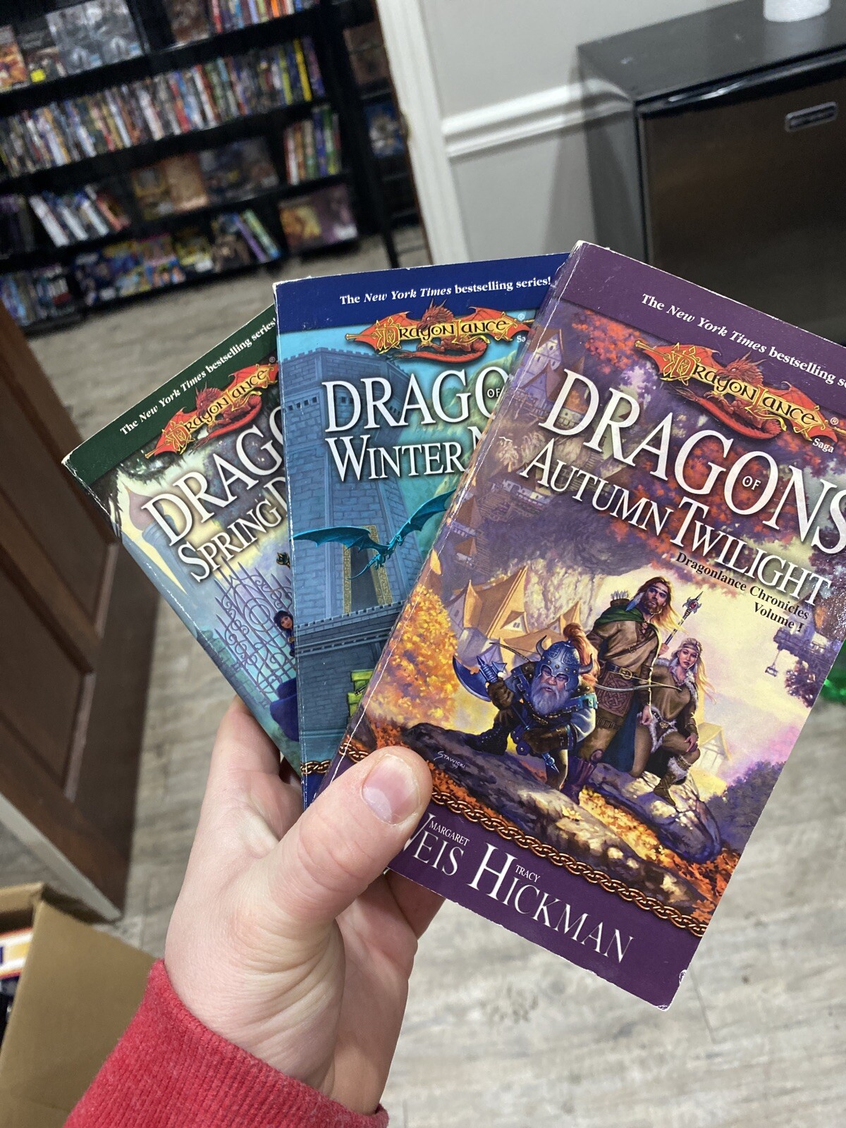 Dragonlance Chronicles Trilogy Fantasy Book Set Wizards of The Coast ...
